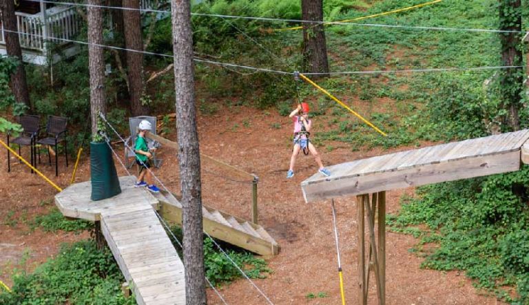 Kids Summer Camp Zip and Rock Climb | Charleston Adventure Forest